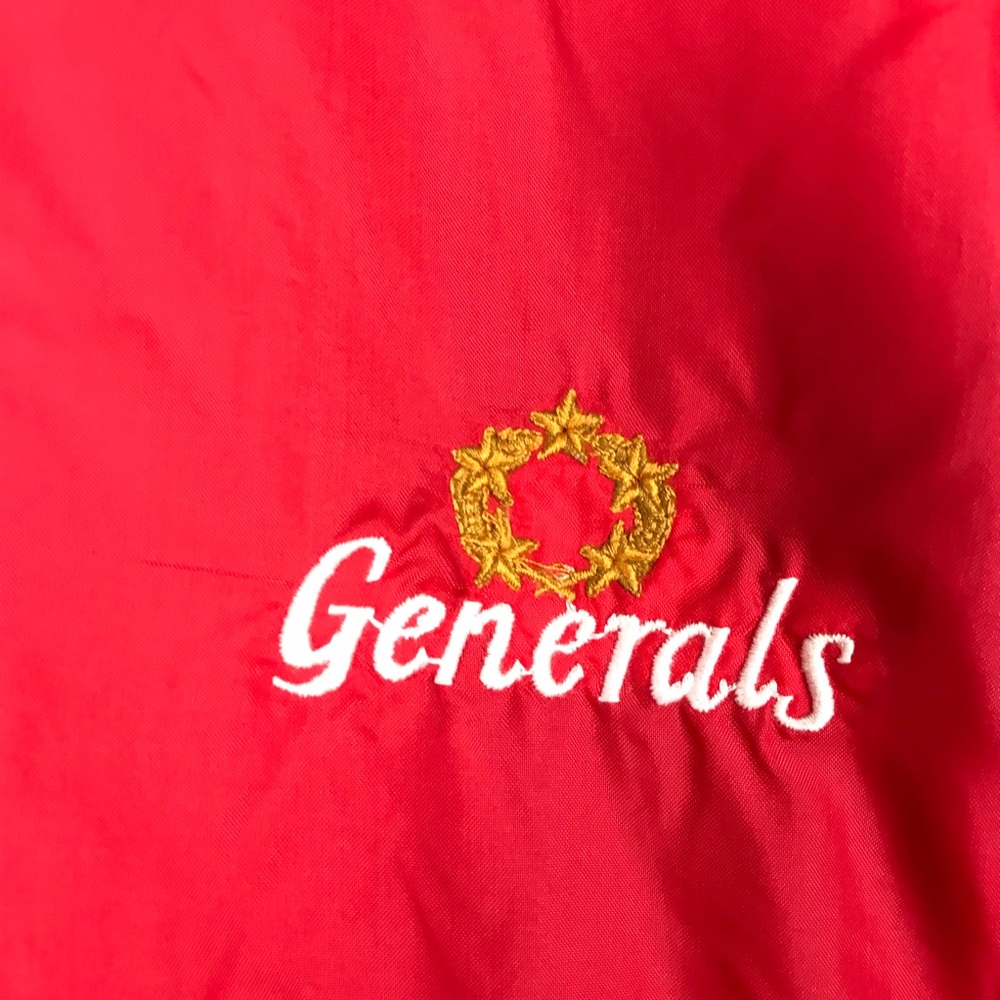Vintage 1980s Generals Logo 7 Windbreaker Bomber Jack… - Gem